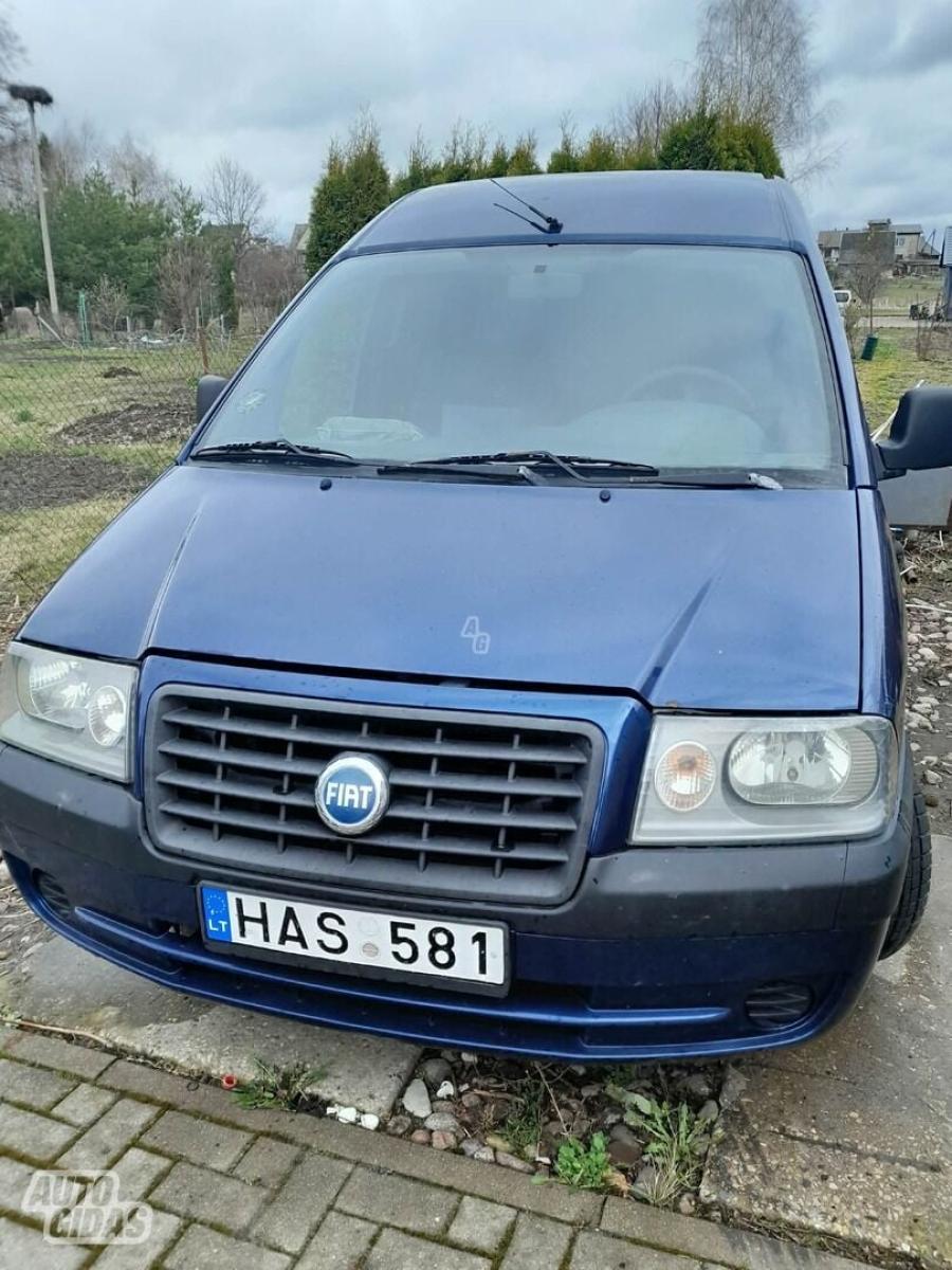 Zils Fiat Scudo 2004 Vilkaviškis, ar dzinēja tilpumu 2.00 L un nobraukumu 362 tūkst. km par 800 €, foto 1 vietnē AUTOMOTO.COM.LV