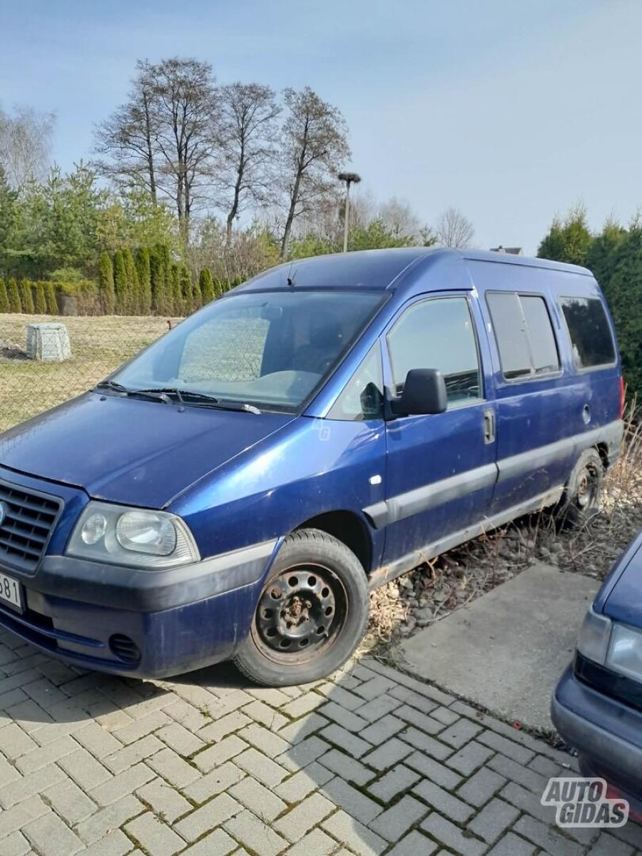 Zils Fiat Scudo 2004 Vilkaviškis, ar dzinēja tilpumu 2.00 L un nobraukumu 362 tūkst. km par 800 €, foto 3 vietnē AUTOMOTO.COM.LV