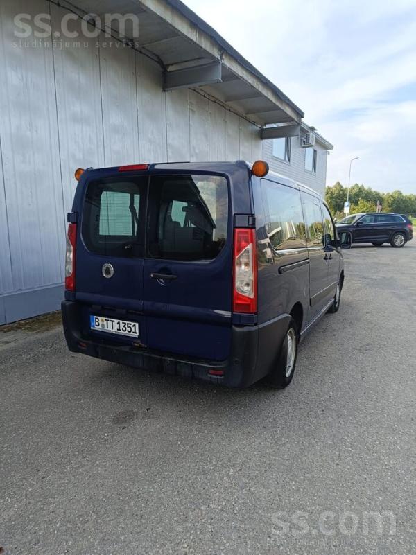 Zils Fiat Scudo 2008 Rīga, ar dzinēja tilpumu 2.00 L un nobraukumu 202 tūkst. km par 3250 €, foto 4 vietnē AUTOMOTO.COM.LV