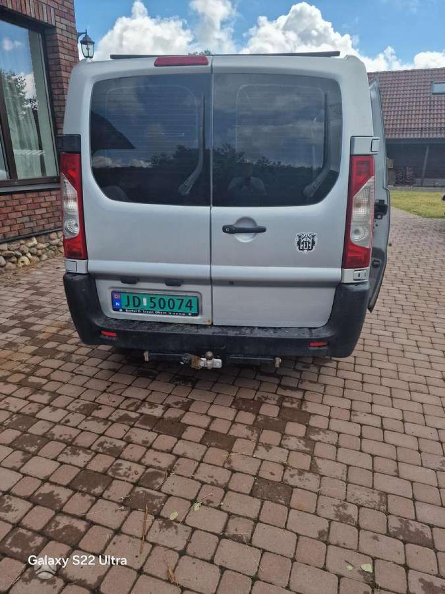 Pelēks Fiat Scudo 2009 Kėdainiai, ar dzinēja tilpumu 2.00 L un nobraukumu 319 tūkst. km par 2500 €, foto 4 vietnē AUTOMOTO.COM.LV