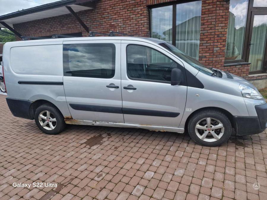 Pelēks Fiat Scudo 2009 Kėdainiai, ar dzinēja tilpumu 2.00 L un nobraukumu 319 tūkst. km par 2500 €, foto 5 vietnē AUTOMOTO.COM.LV