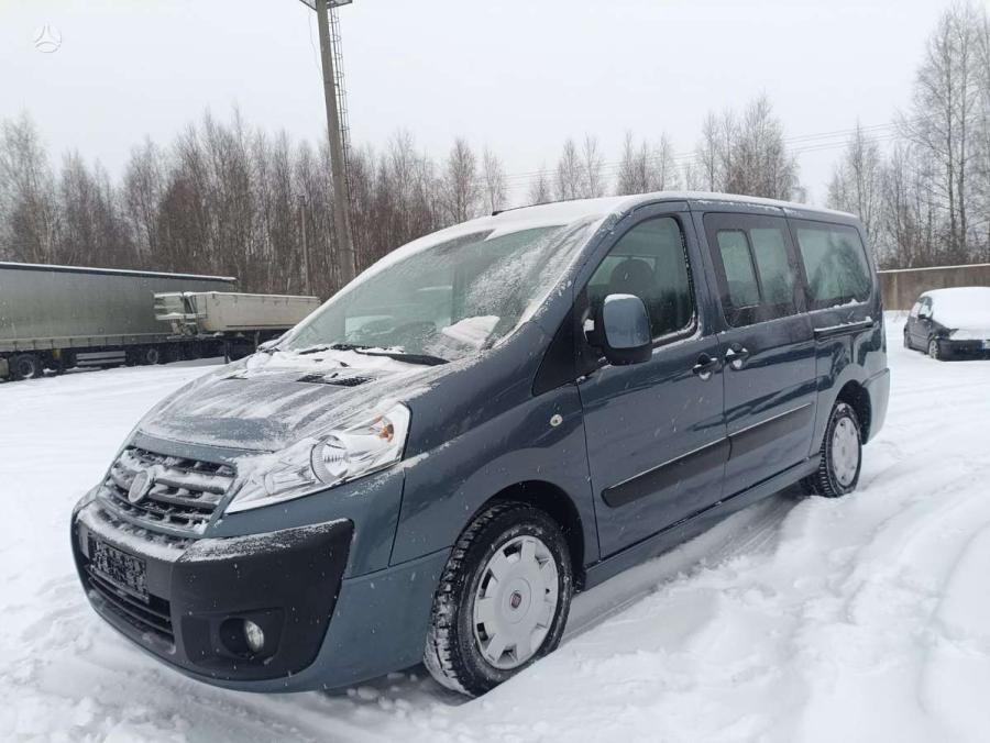 Grey Fiat Scudo 2010 in Panevezys, with an engine capacity of 2.00 L and mileage of 240 thousand km for 6100 €, photo 1 on AUTOMOTO.COM.LV