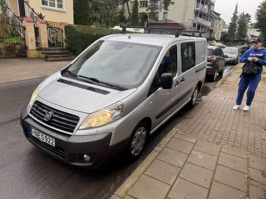 Grey Fiat Scudo 2017 in Vilnius, with an engine capacity of 2.00 L and mileage of 150 thousand km for 5800 €, photo 3 on AUTOMOTO.COM.LV