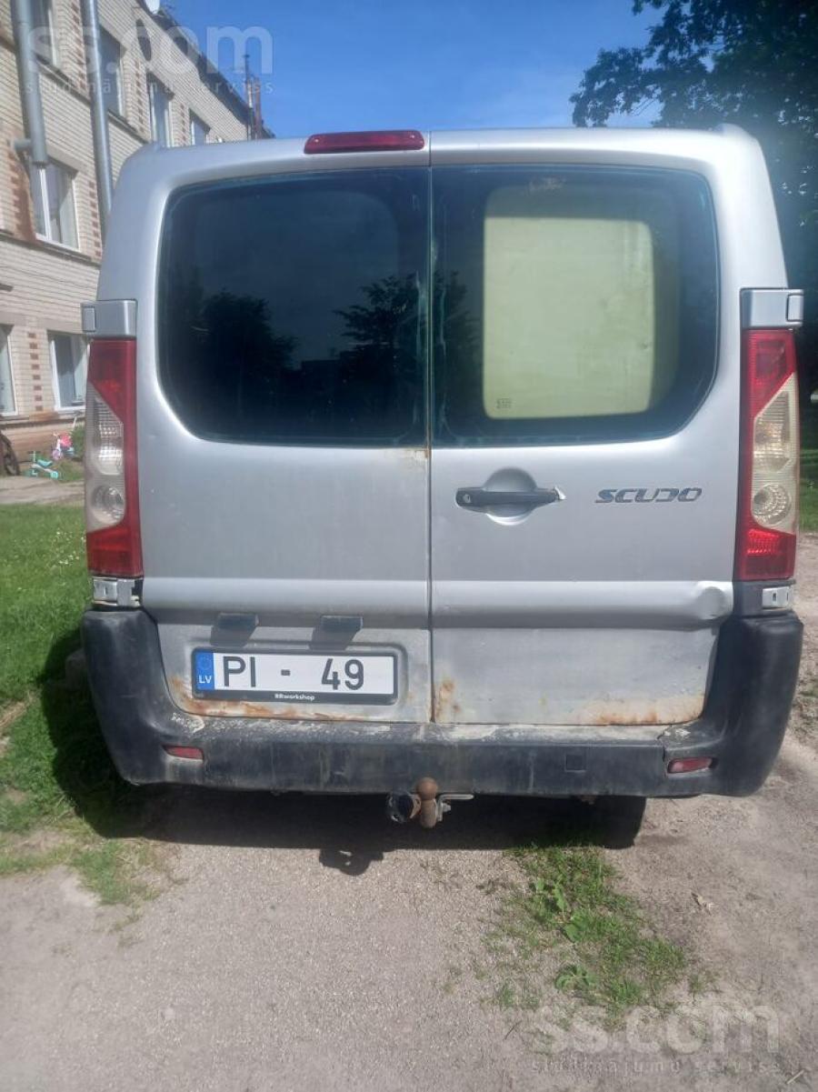Pelēks Fiat Scudo 2008 Bauska, ar dzinēja tilpumu 2.00 L un nobraukumu 365 tūkst. km par 950 €, foto 3 vietnē AUTOMOTO.COM.LV