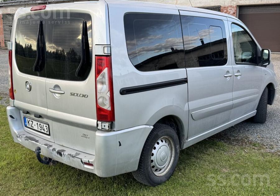 Grey Fiat Scudo 2009 in Valmiera, with an engine capacity of 1.60 L and mileage of 220 thousand km for 3250 €, photo 5 on AUTOMOTO.COM.LV