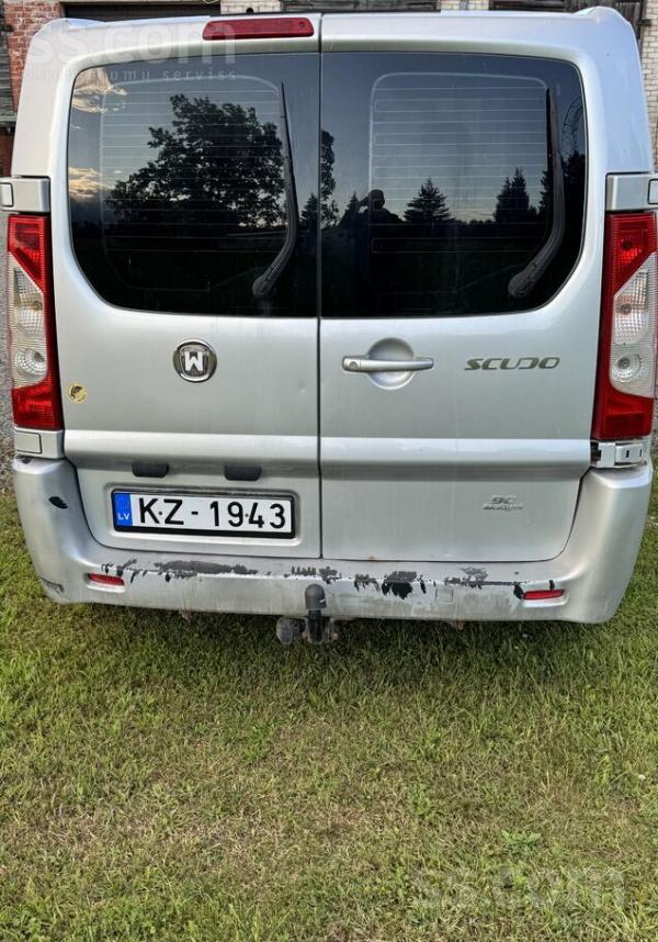 Grey Fiat Scudo 2009 in Valmiera, with an engine capacity of 1.60 L and mileage of 220 thousand km for 3250 €, photo 5 on AUTOMOTO.COM.LV