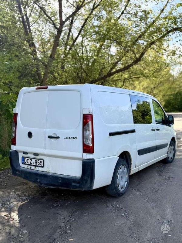 Белый Фиат Скудо 2008 в Вильнюс, объемом двигателя 1.60 л и пробегом 335 тыс. км за 1000 €, фото 4 на AUTOMOTO.COM.LV