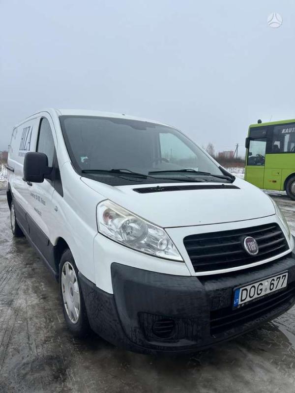 White Fiat Scudo 2009 in Vilnius, with an engine capacity of 2.00 L and mileage of 301 thousand km for 1250 €, photo 2 on AUTOMOTO.COM.LV