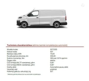 White Fiat Scudo 2023 in Vilnius, with an engine capacity of 0.00 L and mileage of 109 thousand km for 29800 €, photo 18 on AUTOMOTO.COM.LV