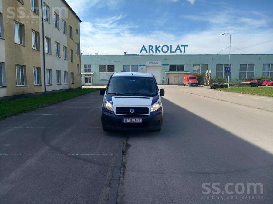 Balts Fiat Scudo 2009 Rīga, ar dzinēja tilpumu 1.60 L un nobraukumu 0 tūkst. km par 5000 €, foto 7 vietnē AUTOMOTO.COM.LV