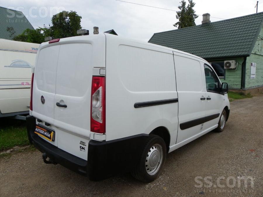 White Fiat Scudo 2012 in Valka, with an engine capacity of 2.00 L and mileage of 246 thousand km for 3800 €, photo 7 on AUTOMOTO.COM.LV