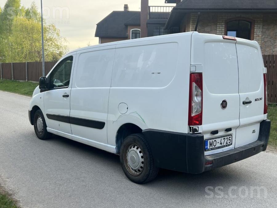 White Fiat Scudo 2013 in Riga, with an engine capacity of 2.00 L and mileage of 330 thousand km for 1650 €, photo 3 on AUTOMOTO.COM.LV