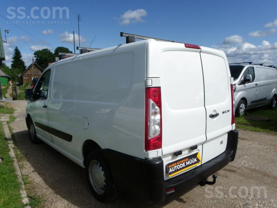 White Fiat Scudo 2014 in Valka, with an engine capacity of 2.00 L and mileage of 243 thousand km for 4900 €, photo 8 on AUTOMOTO.COM.LV