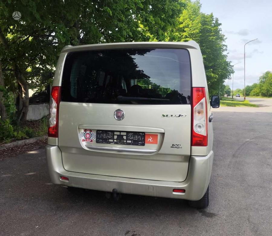 Yellow Fiat Scudo 2007 in Siauliai, with an engine capacity of 2.00 L and mileage of 280 thousand km for 4250 €, photo 4 on AUTOMOTO.COM.LV