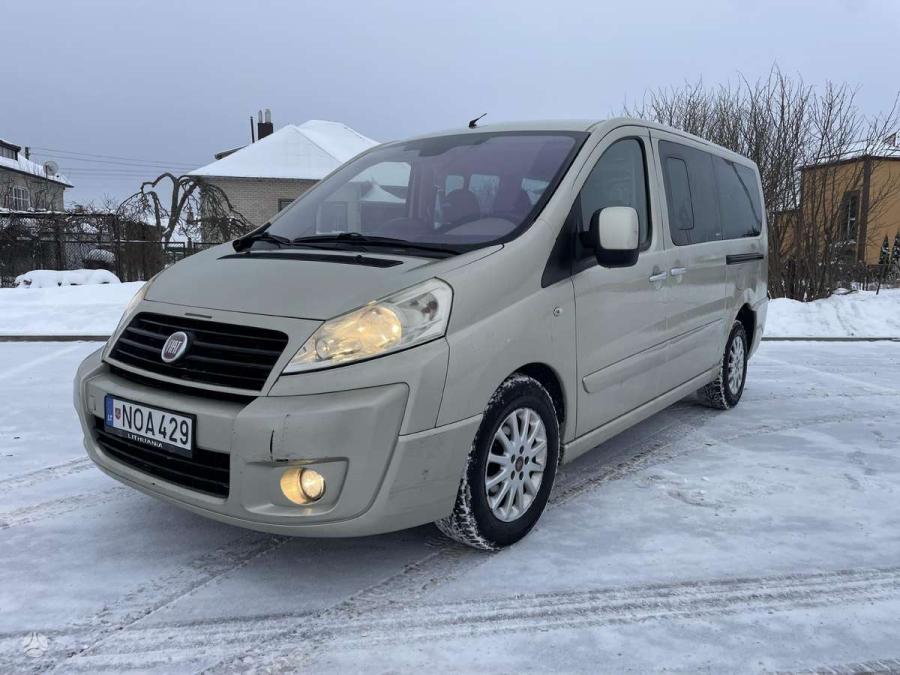 Yellow Fiat Scudo 2011 in Siauliai, with an engine capacity of 2.00 L and mileage of 312 thousand km for 3750 €, photo 1 on AUTOMOTO.COM.LV