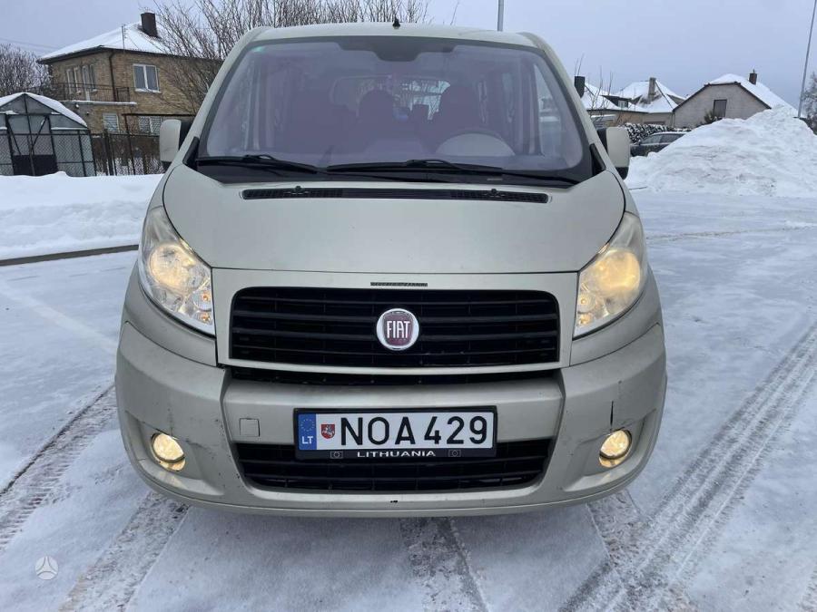 Yellow Fiat Scudo 2011 in Siauliai, with an engine capacity of 2.00 L and mileage of 312 thousand km for 3750 €, photo 8 on AUTOMOTO.COM.LV