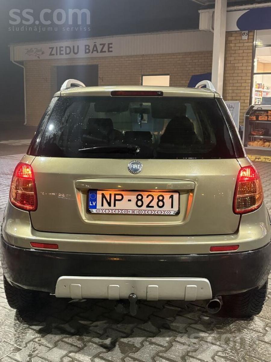Green Fiat Sedici 2006 in Kuldiga, with an engine capacity of 1.90 L and mileage of 328 thousand km for 2300 €, photo 14 on AUTOMOTO.COM.LV