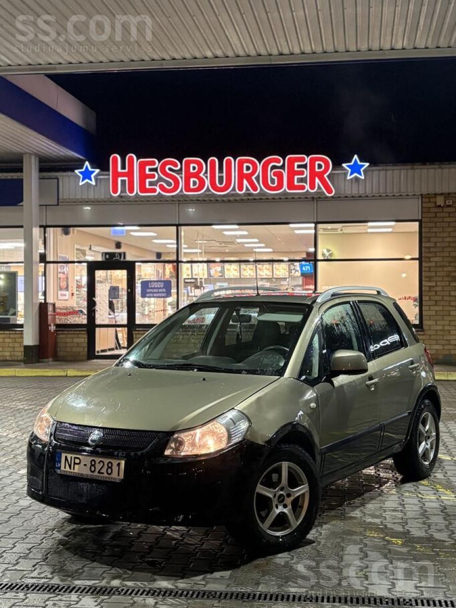 Green Fiat Sedici 2006 in Kuldiga, with an engine capacity of 1.90 L and mileage of 328 thousand km for 2300 €, photo 15 on AUTOMOTO.COM.LV