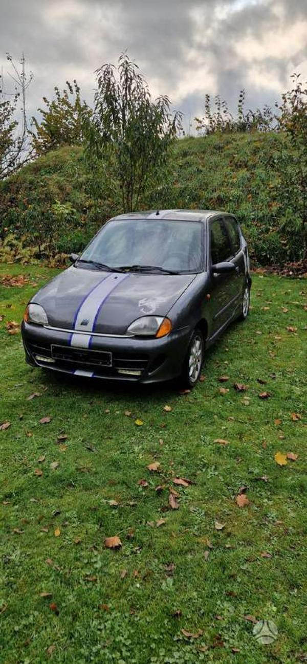 Grey Fiat Seicento 1999 in Mazeikiai, with an engine capacity of 1.11 L and mileage of 135 thousand km for 1399 €, photo 1 on AUTOMOTO.COM.LV
