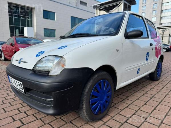White Fiat Seicento 2008 in Riga, with an engine capacity of 1.10 L and mileage of 0 thousand km for 1300 €, photo 2 on AUTOMOTO.COM.LV