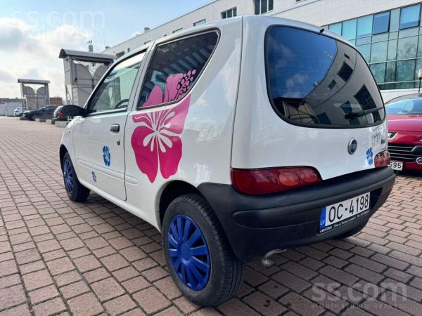 White Fiat Seicento 2008 in Riga, with an engine capacity of 1.10 L and mileage of 0 thousand km for 1300 €, photo 5 on AUTOMOTO.COM.LV