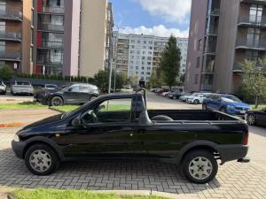 Black Fiat Strada 1999 in Riga, with an engine capacity of 1.70 L and mileage of 193 thousand km for 2800 €, photo 4 on AUTOMOTO.COM.LV
