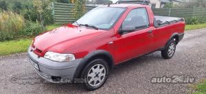 Sarkans Fiat Strada 2005 Tallina, ar dzinēja tilpumu 1.20 L un nobraukumu 194 tūkst. km par 1100 €, foto  vietnē AUTOMOTO.COM.LV
