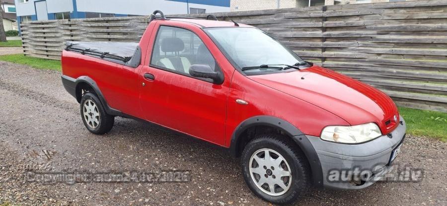 Red Fiat Strada 2005 in Tallinn, with an engine capacity of 1.20 L and mileage of 194 thousand km for 1100 €, photo 3 on AUTOMOTO.COM.LV