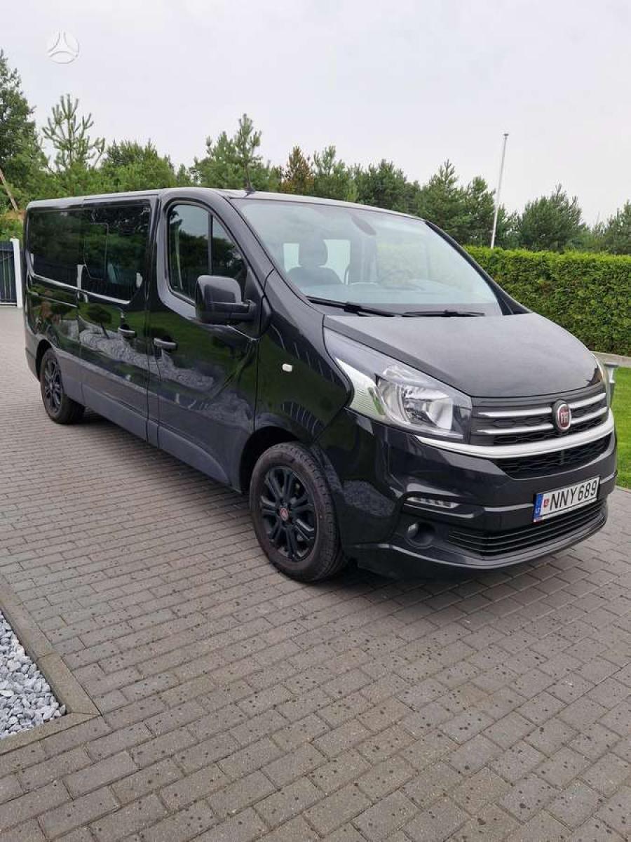 Black Fiat Talento 2021 in Panevezys, with an engine capacity of 2.00 L and mileage of 228 thousand km for 16819 €, photo 1 on AUTOMOTO.COM.LV