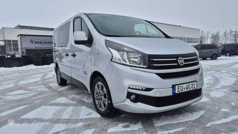 Grey Fiat Talento 2017 in Marijampole, with an engine capacity of 1.60 L and mileage of 226 thousand km for 11950 €, photo 1 on AUTOMOTO.COM.LV