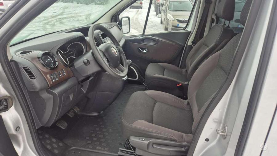 Grey Fiat Talento 2017 in Marijampole, with an engine capacity of 1.60 L and mileage of 226 thousand km for 11950 €, photo 10 on AUTOMOTO.COM.LV