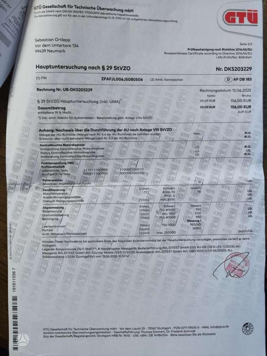 Серый Фиат Таленто 2018 в Мариямполе, объемом двигателя 1.60 л и пробегом 106 тыс. км за 17900 €, фото 21 на AUTOMOTO.COM.LV