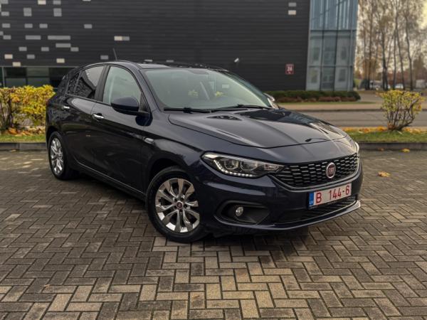 Blue Fiat Tipo 2018 in Riga, with an engine capacity of 1.40 L and mileage of 98 thousand km for 8300 €, photo 1 on AUTOMOTO.COM.LV