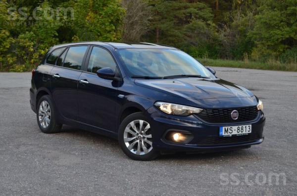 Fiat Tipo 2021 in Riga on AUTOMOTO.COM.LV Blue Fiat Tipo 2021 in Riga, with an engine capacity of 1.40 L and mileage of 99 thousand km for 7450 €, photo 1 on AUTOMOTO.COM.LV