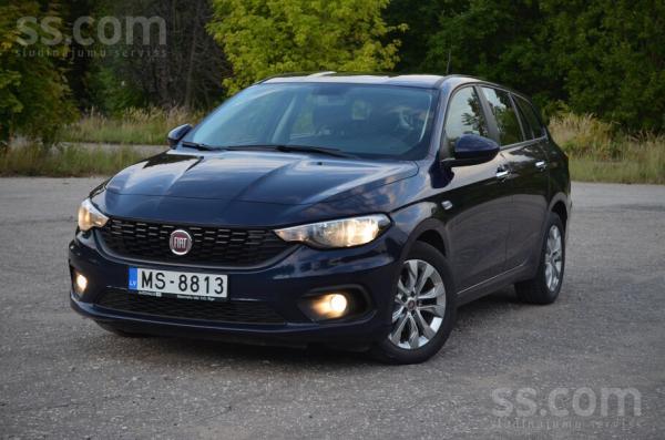 Fiat Tipo 2021 in Riga on AUTOMOTO.COM.LV Blue Fiat Tipo 2021 in Riga, with an engine capacity of 1.40 L and mileage of 99 thousand km for 7450 €, photo 4 on AUTOMOTO.COM.LV