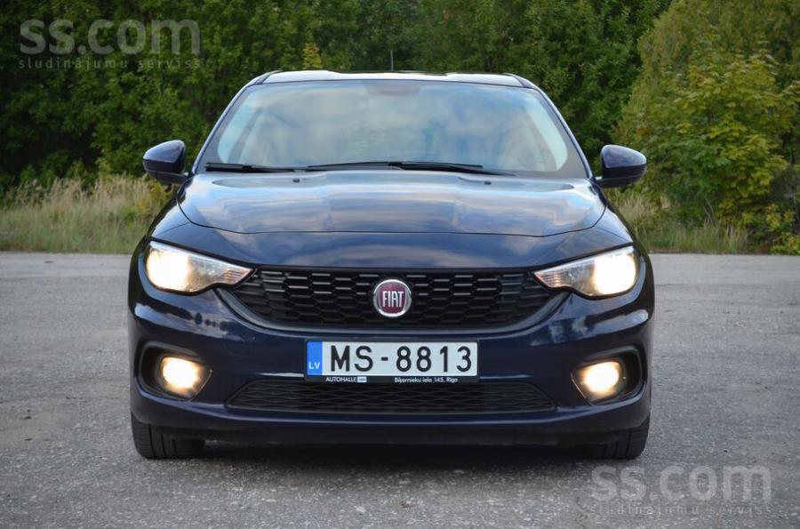 Blue Fiat Tipo 2021 in Riga, with an engine capacity of 1.40 L and mileage of 99 thousand km for 7450 €, photo 6 on AUTOMOTO.COM.LV