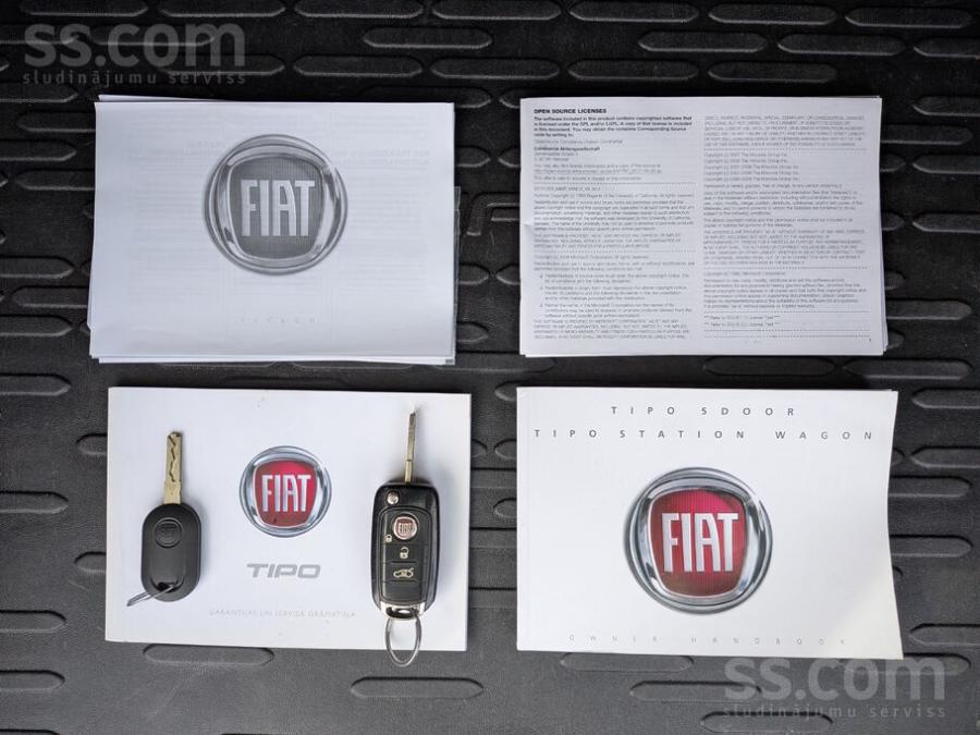 Blue Fiat Tipo 2021 in Riga, with an engine capacity of 1.40 L and mileage of 99 thousand km for 7450 €, photo 18 on AUTOMOTO.COM.LV