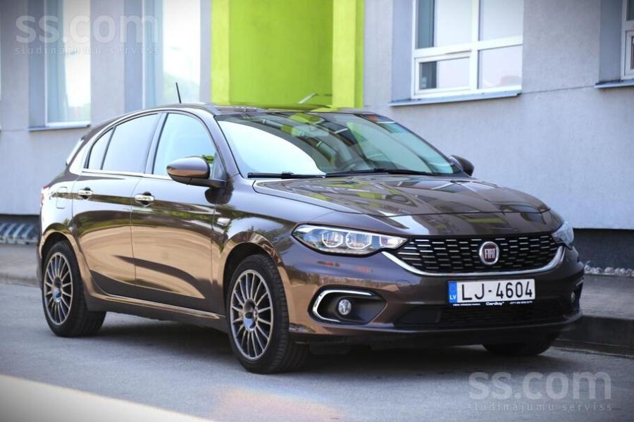 Brown Fiat Tipo 2018 in Riga, with an engine capacity of 1.60 L and mileage of 213 thousand km for 6490 €, photo 1 on AUTOMOTO.COM.LV