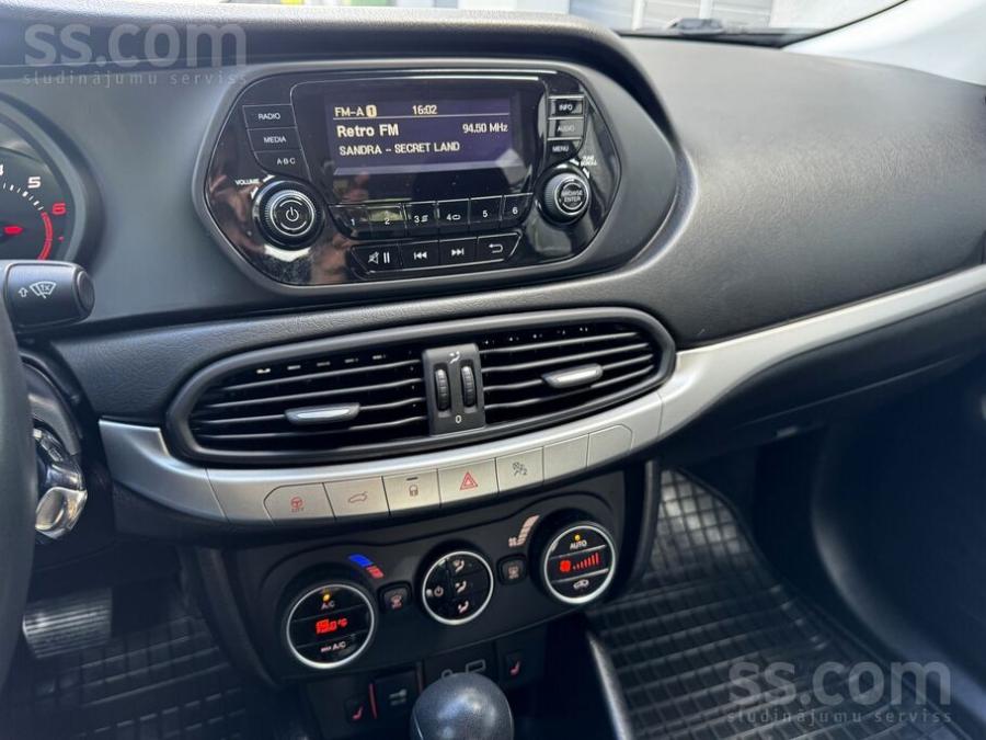 Pelēks Fiat Tipo 2017 Rīga, ar dzinēja tilpumu 1.60 L un nobraukumu 64 tūkst. km par 6900 €, foto 17 vietnē AUTOMOTO.COM.LV
