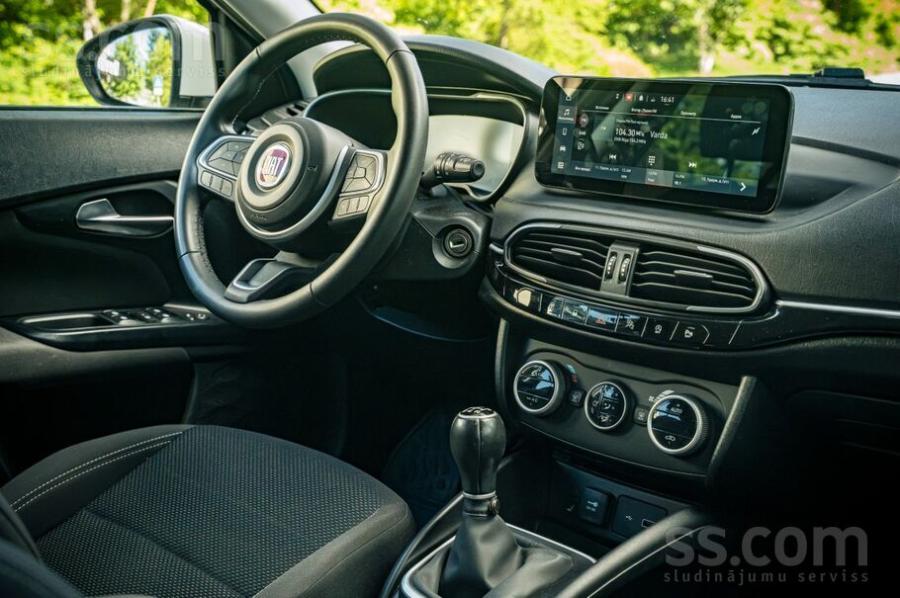 Balts Fiat Tipo 2021 Rīga, ar dzinēja tilpumu 1.00 L un nobraukumu 54 tūkst. km par 8990 €, foto 8 vietnē AUTOMOTO.COM.LV