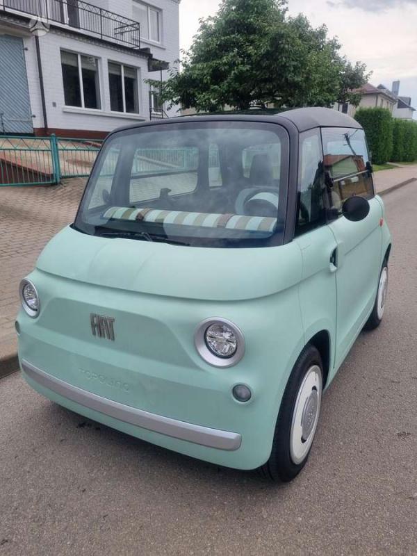 Zaļš Fiat Topolino 2024 Tauragė, ar dzinēja tilpumu 0.00 L un nobraukumu 6 tūkst. km par 5500 €, foto 1 vietnē AUTOMOTO.COM.LV