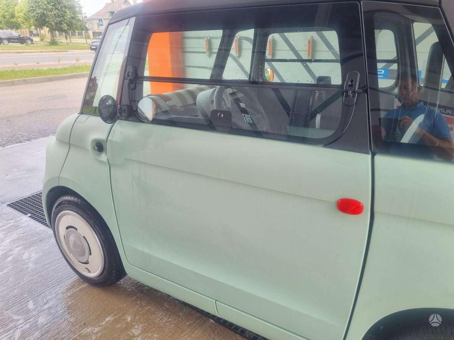 Green Fiat Topolino 2024 in Taurage, with an engine capacity of 0.00 L and mileage of 6 thousand km for 5500 €, photo 8 on AUTOMOTO.COM.LV
