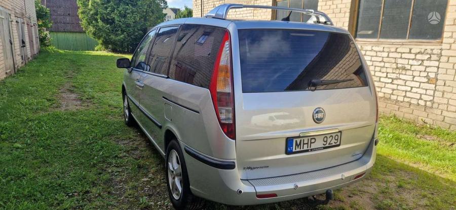 Grey Fiat Ulysse 2007 in Kaunas, with an engine capacity of 2.00 L and mileage of 345 thousand km for 2550 €, photo 7 on AUTOMOTO.COM.LV