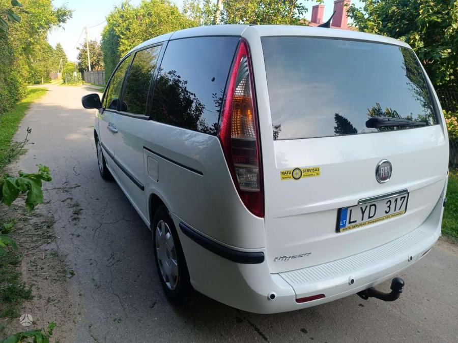 Balts Fiat Ulysse 2010 Panevēža, ar dzinēja tilpumu 2.00 L un nobraukumu 345 tūkst. km par 2750 €, foto 5 vietnē AUTOMOTO.COM.LV