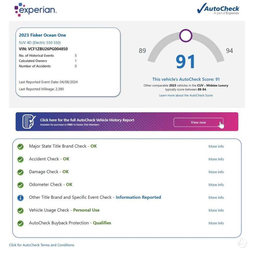 Zils Fisker Ocean 2023 Šauļi, ar dzinēja tilpumu 0.00 L un nobraukumu 19 tūkst. km par 21500 €, foto 11 vietnē AUTOMOTO.COM.LV