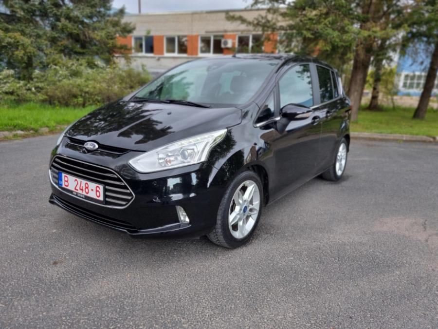 Black Ford B-Max 2014 in Riga, with an engine capacity of 1.20 L and mileage of 198 thousand km for 5770 €, photo 1 on AUTOMOTO.COM.LV
