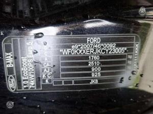 Black Ford B-Max 2012 in Ukmerge, with an engine capacity of 1.00 L and mileage of 224 thousand km for 2750 €, photo 16 on AUTOMOTO.COM.LV