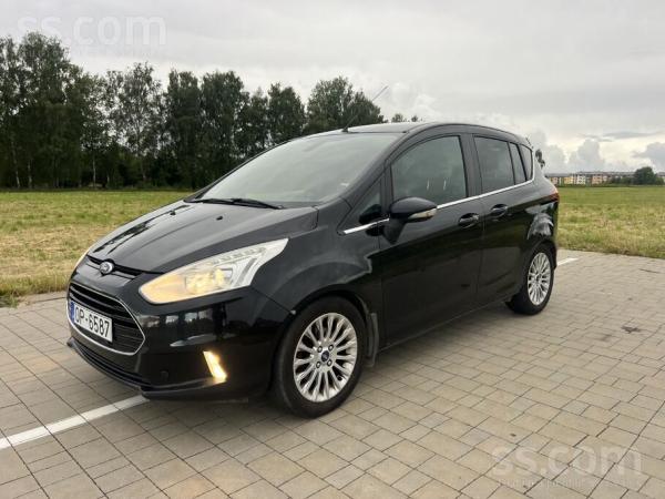 Black Ford B-Max 2013 in Riga, with an engine capacity of 1.00 L and mileage of 203 thousand km for 3900 €, photo 1 on AUTOMOTO.COM.LV
