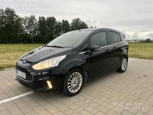Black Ford B-Max 2013 in Riga, with an engine capacity of 1.00 L and mileage of 203 thousand km for 3900 €, photo  on AUTOMOTO.COM.LV
