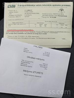 Черный Форд Б-Макс 2014 в Рига, объемом двигателя 1.50 л и пробегом 221 тыс. км за 4980 €, фото 29 на AUTOMOTO.COM.LV
